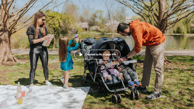 Zoe Tribe: Compact Quad Stroller